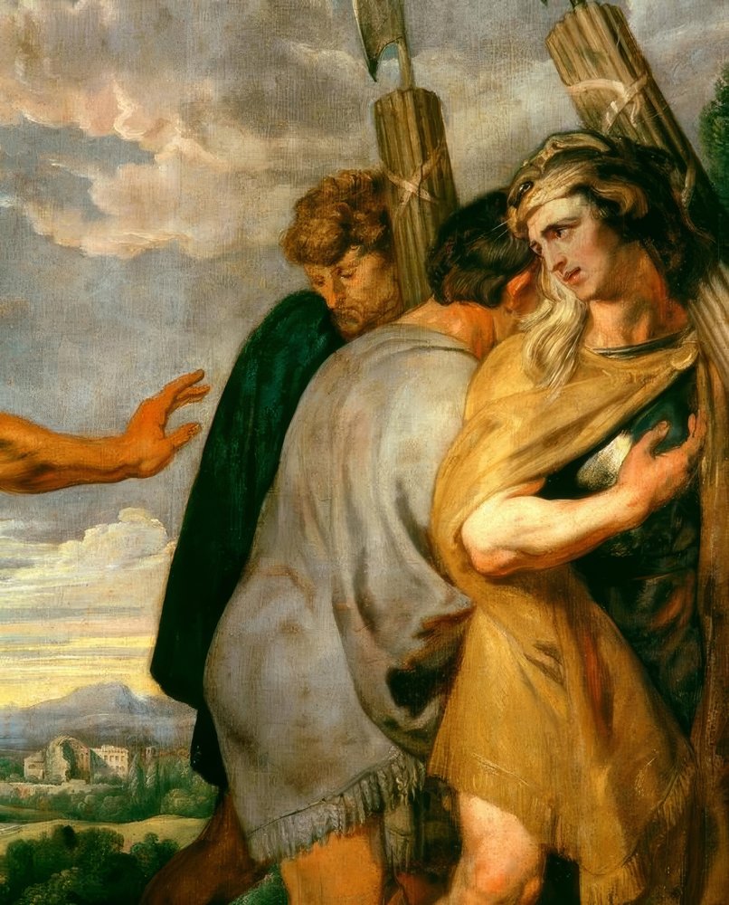 Decius Mus nimmt Abschied von den Liktoren