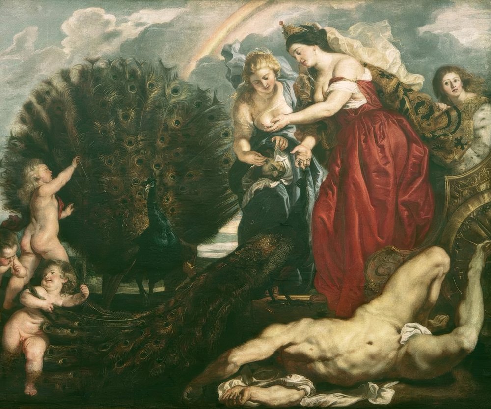 Juno und Argus von Peter Paul Rubens: Kunstdruck kaufen