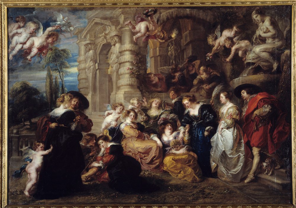 Der Garten der Liebe von Peter Paul Rubens: Kunstdruck