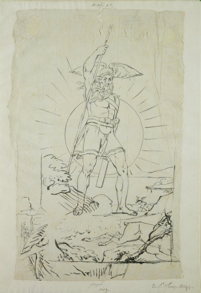 Fingal, 1804-5 von Philipp Otto Runge: Kunstdruck kaufen