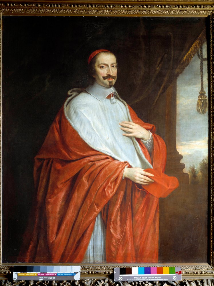Porträt von Kardinal Jules Mazarin (Giulio Raimondo Mazzarino oder ...