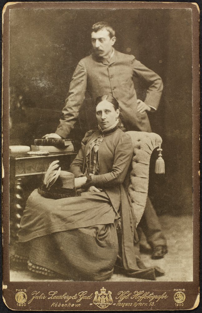 Porträt von Mette und Paul Gauguin, 1885