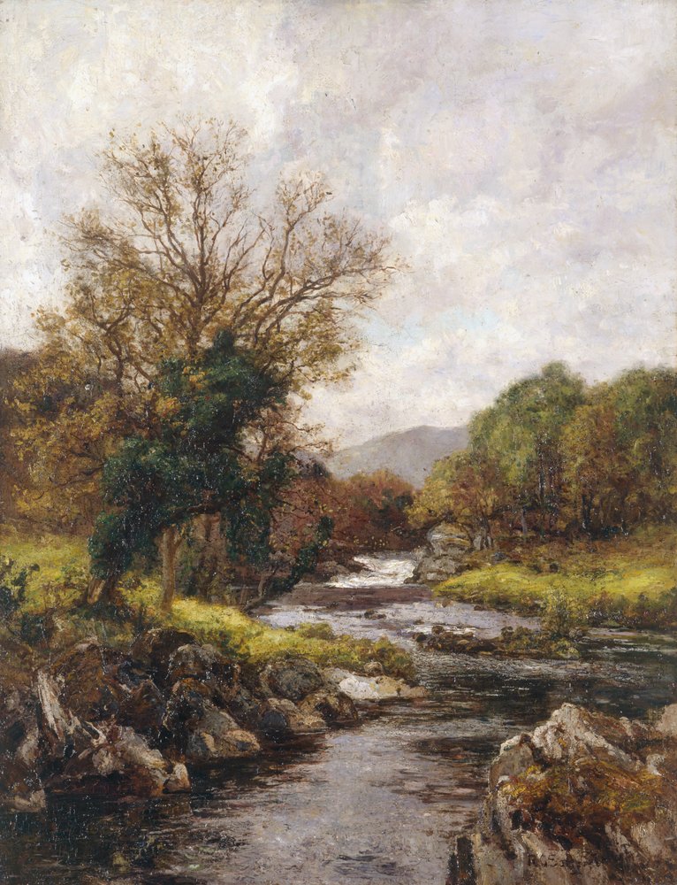 Der Forellenbach von Richard Gay Somerset: Kunstdruck