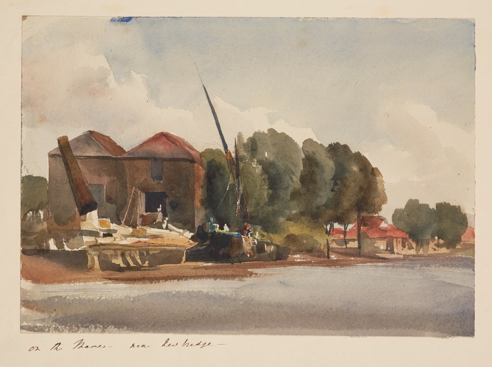 Auf der Themse von Robert Henry Cheney: Kunstdruck kaufen