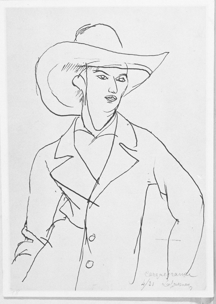 Raymond Radiguet (1903-23) 1921 von Roger de La Fresnaye