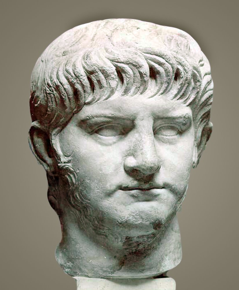 Römischer Kaiser Nero, 50 n. Chr. von Roman: Kunstdruck