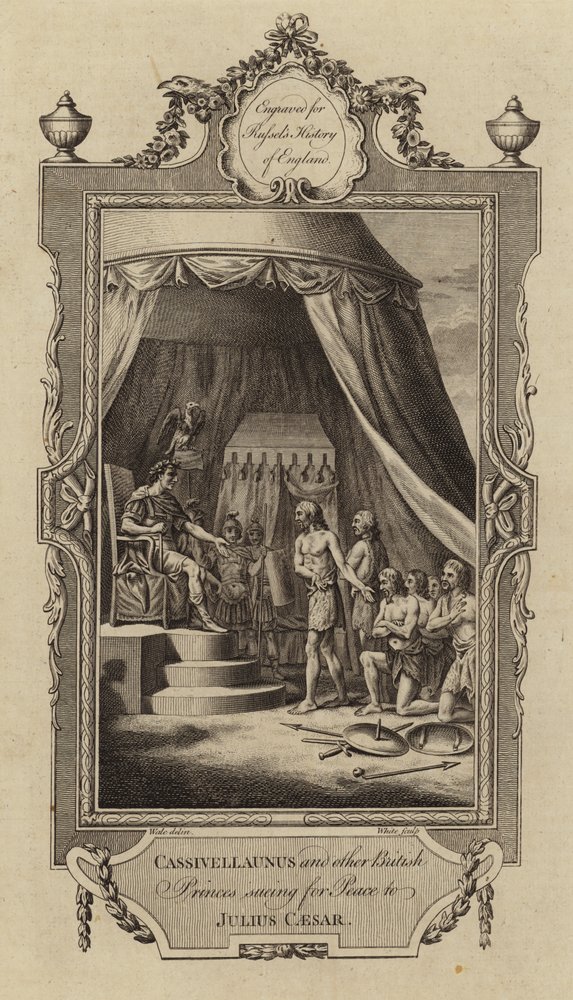 Cassivellaunus von Samuel Wale: hochwertiger Kunstdruck