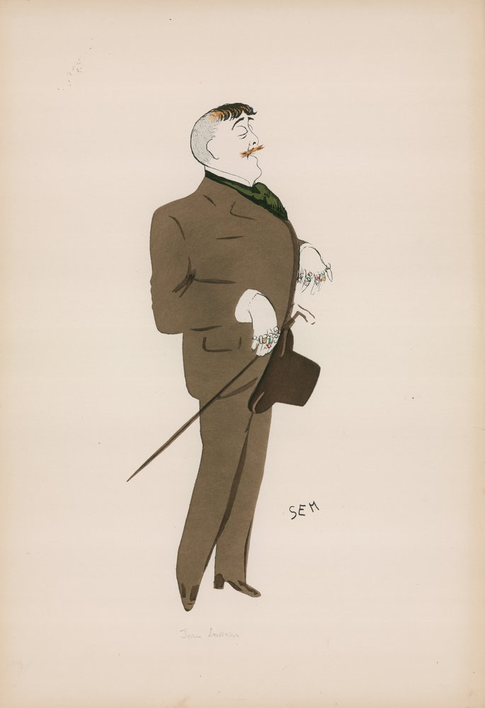 Karikatur von Sem: Hochwertigste Kunstreproduktion