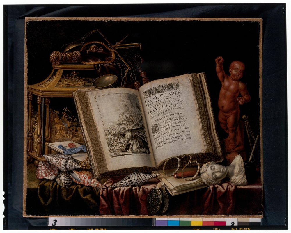 Ein Vanitas-Stillleben von Simon Renard de Saint-Andre