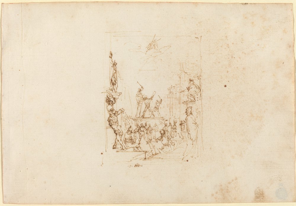 Das Martyrium des Heiligen Andreas von Stefano della Bella