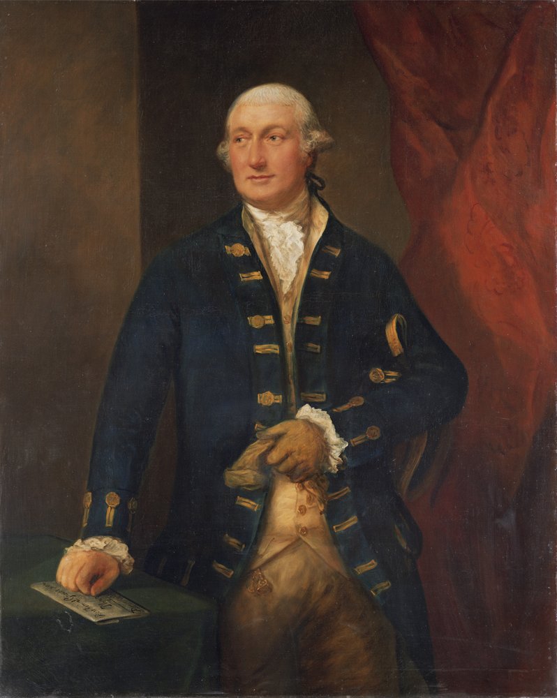 Admiral Thomas Graves von Thomas Gainsborough: Kunstdruck