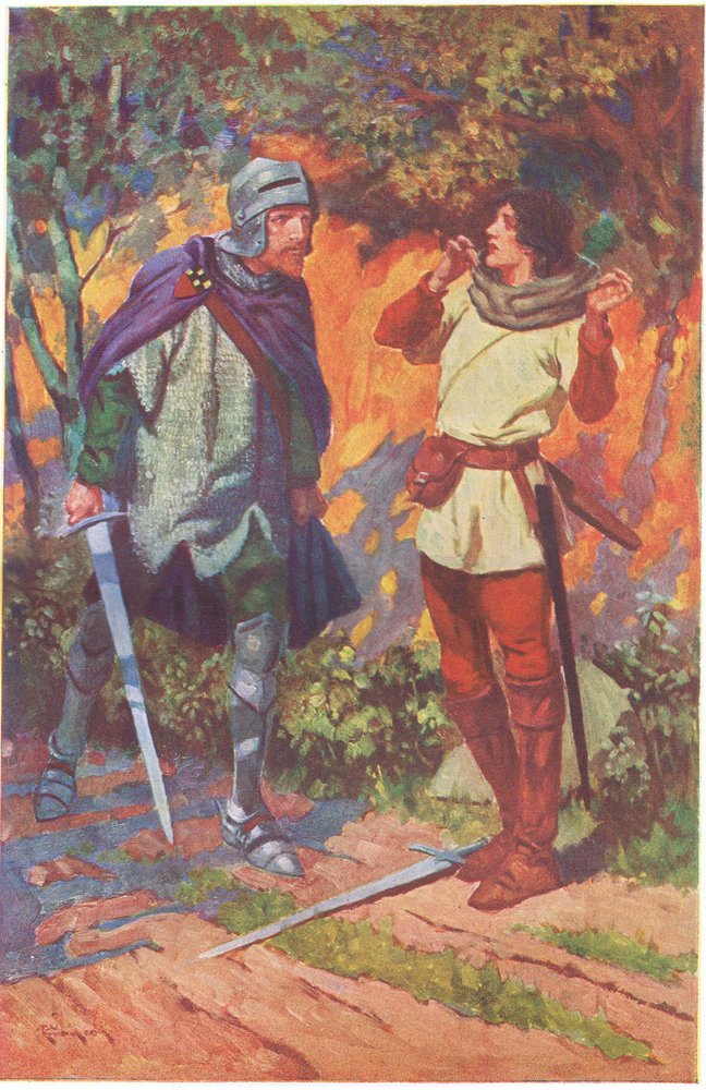 "Robin!" rief sie. "Kennst du mich nicht? Kennst du nicht deine Marion?"