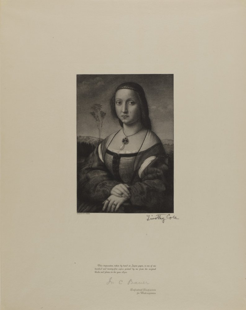 Alte italienische Meister von Timothy Cole: Kunstdruck