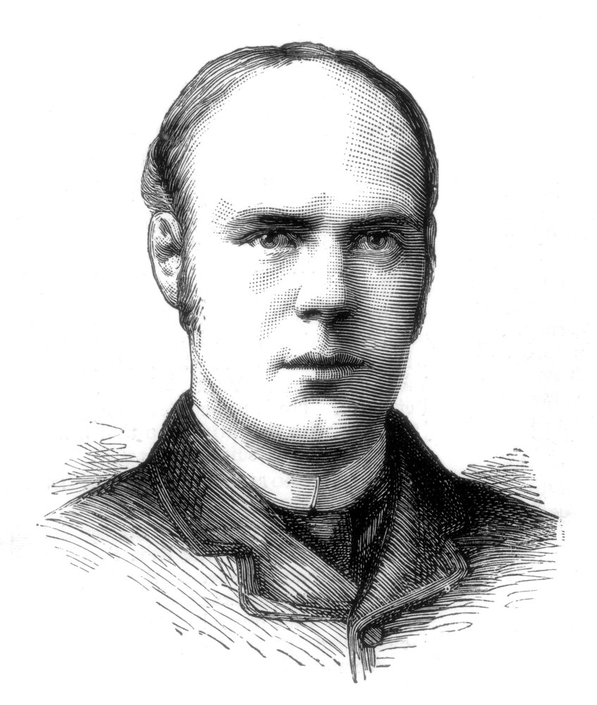 Frederick John Fargus, Pseudonym Hugh Conway, englischer Romanautor, 1885