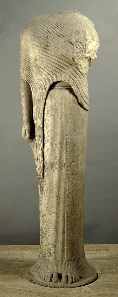 Kore-Figur gewidmet von Cheramyes, aus dem Heiligtum der Hera, Samos ...