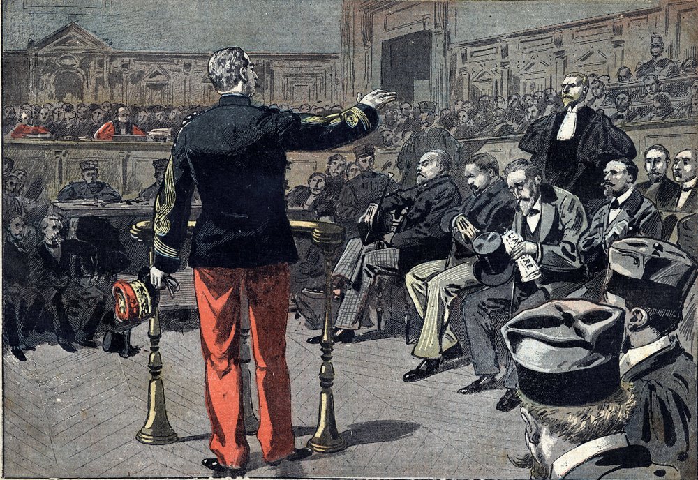 Dreyfus-Affäre - Prozess von Emile Zola - 1898: General Auguste Mercier ...