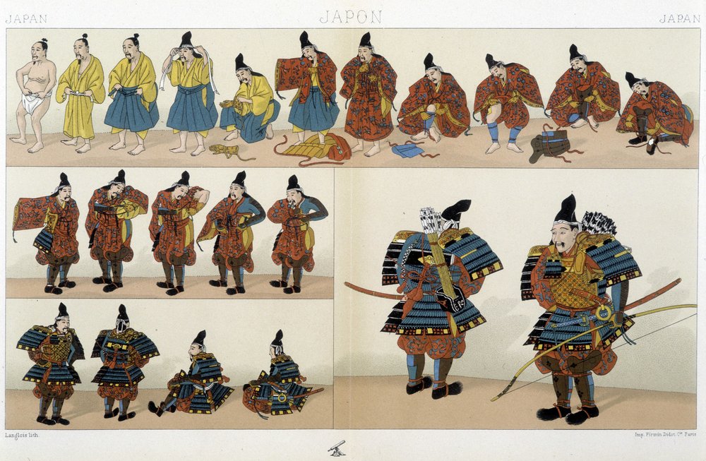 Traditional Samurai Clothing Japanese Kimono Yukata Geisha Samurai