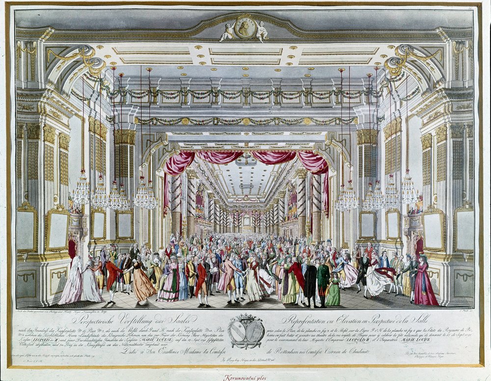 Darstellung von „La Clemenza di Tito“ (Die Milde des Titus) von ...