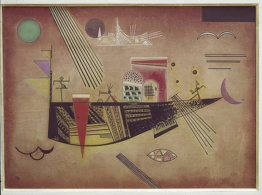 Launisch von Wassily Kandinsky: hochwertiger Kunstdruck