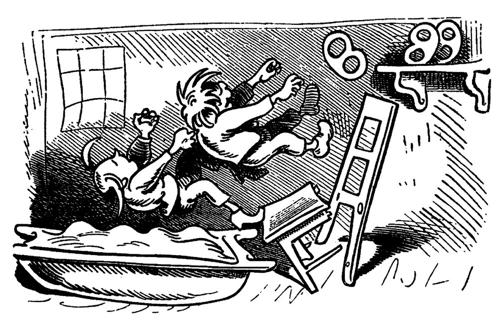 Max und Moritz von Wilhelm Busch: hochwertiger Kunstdruck