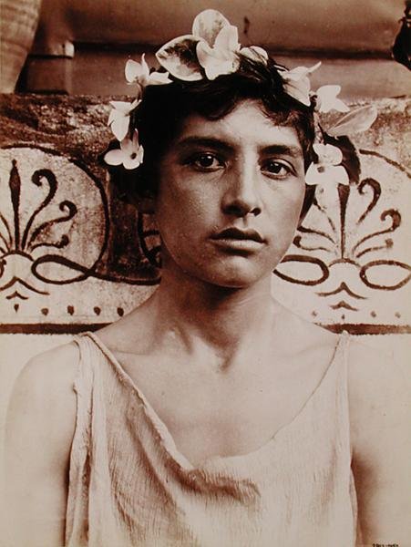 Kopf eines sizilianischen Jungen