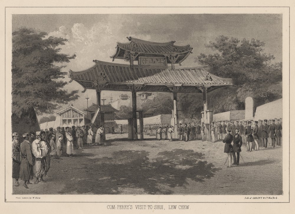 Com: Perrys Besuch in Shui, Lew Chew, 1855
