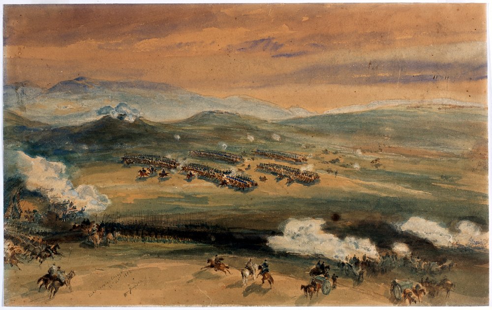 Der Angriff der Leichten Brigade in der Schlacht von Balaklawa, 1854
