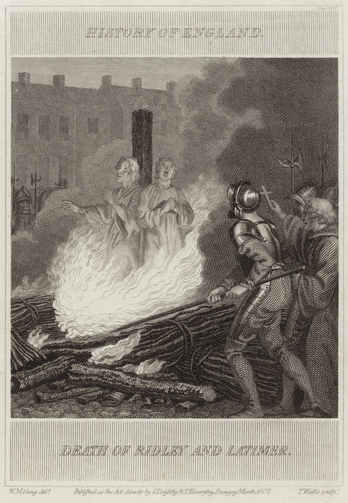 Tod von Ridley und Latimer von William Marshall Craig