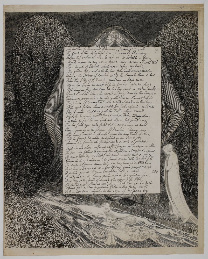 Illustration aus 'Vala, The Four Zoas' von William Blake