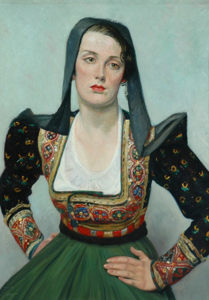 Miss Grant von William Rothenstein: Kunstdruck kaufen