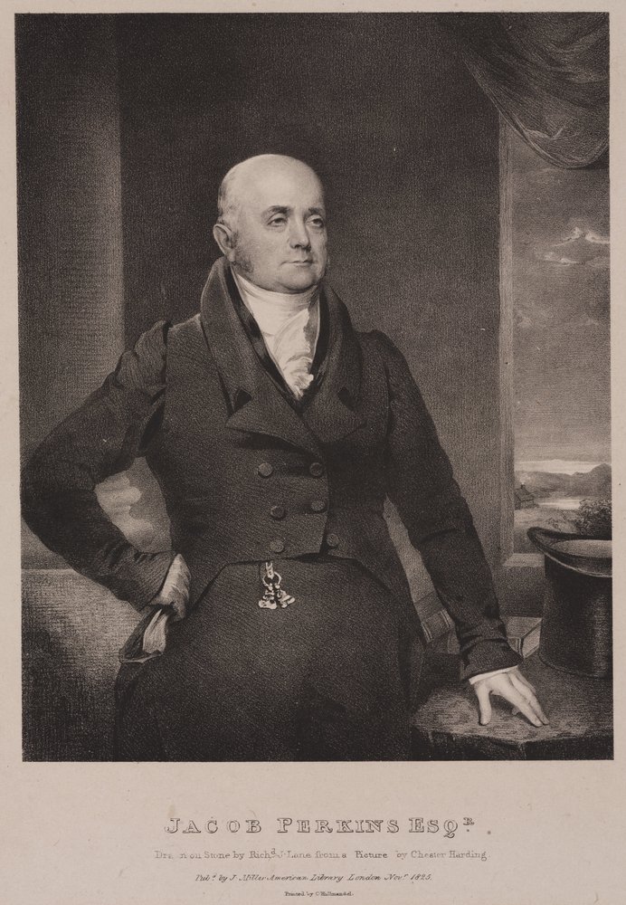 Jacob Perkins, amerikanischer Maschinenbauingenieur und Erfinder