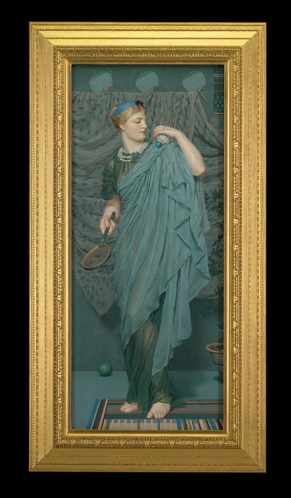 Battledore, 1868-70 von Albert Joseph Moore: Kunstdruck