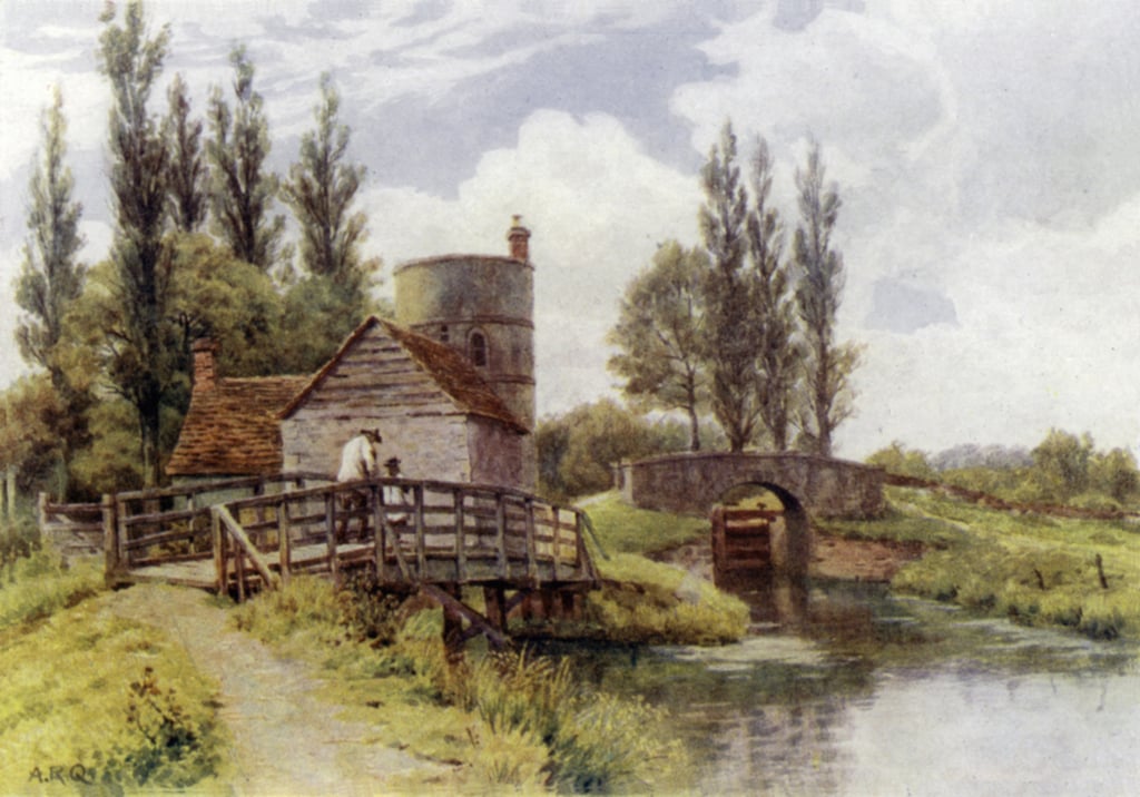 Inglesham Roundhouse von Alfred Robert Quinton: Kunstdruck