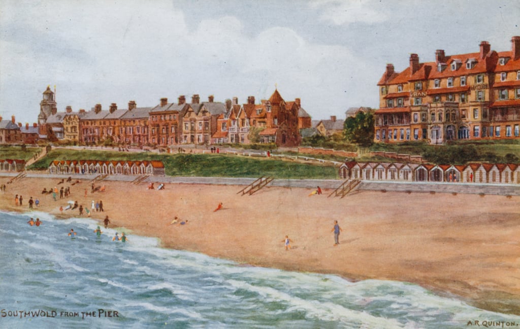 Southwold vom Pier von Alfred Robert Quinton: Kunstdruck