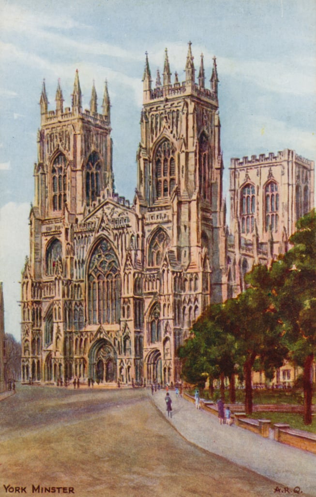 York Minster von Alfred Robert Quinton: Kunstdruck kaufen