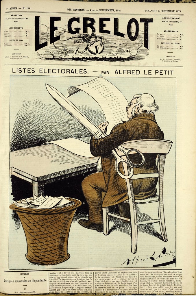 Illustration für das Cover von Le Grelot, Nr. 178