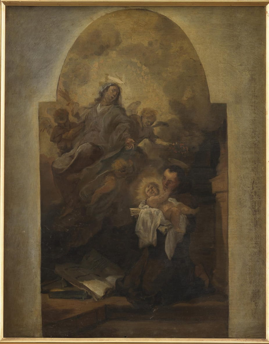 Jungfrau und Kind mit dem heiligen Franziskus