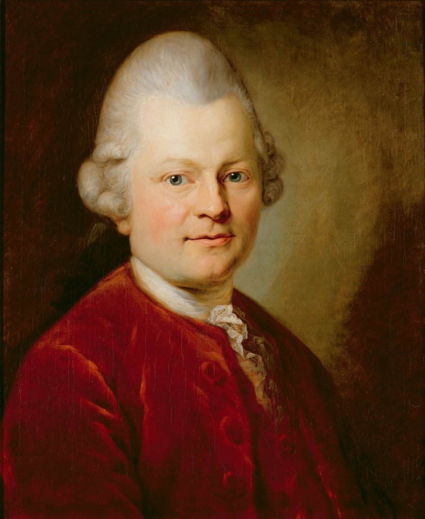 Gotthold Ephraim Lessing, c.1771 von Anton Graff: Kunstdruck