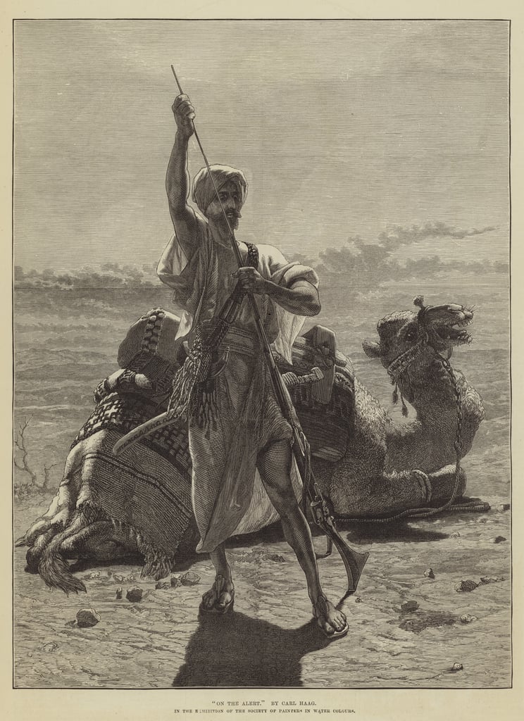 Auf der Hut von Carl Haag: Hochwertigste Kunstreproduktion