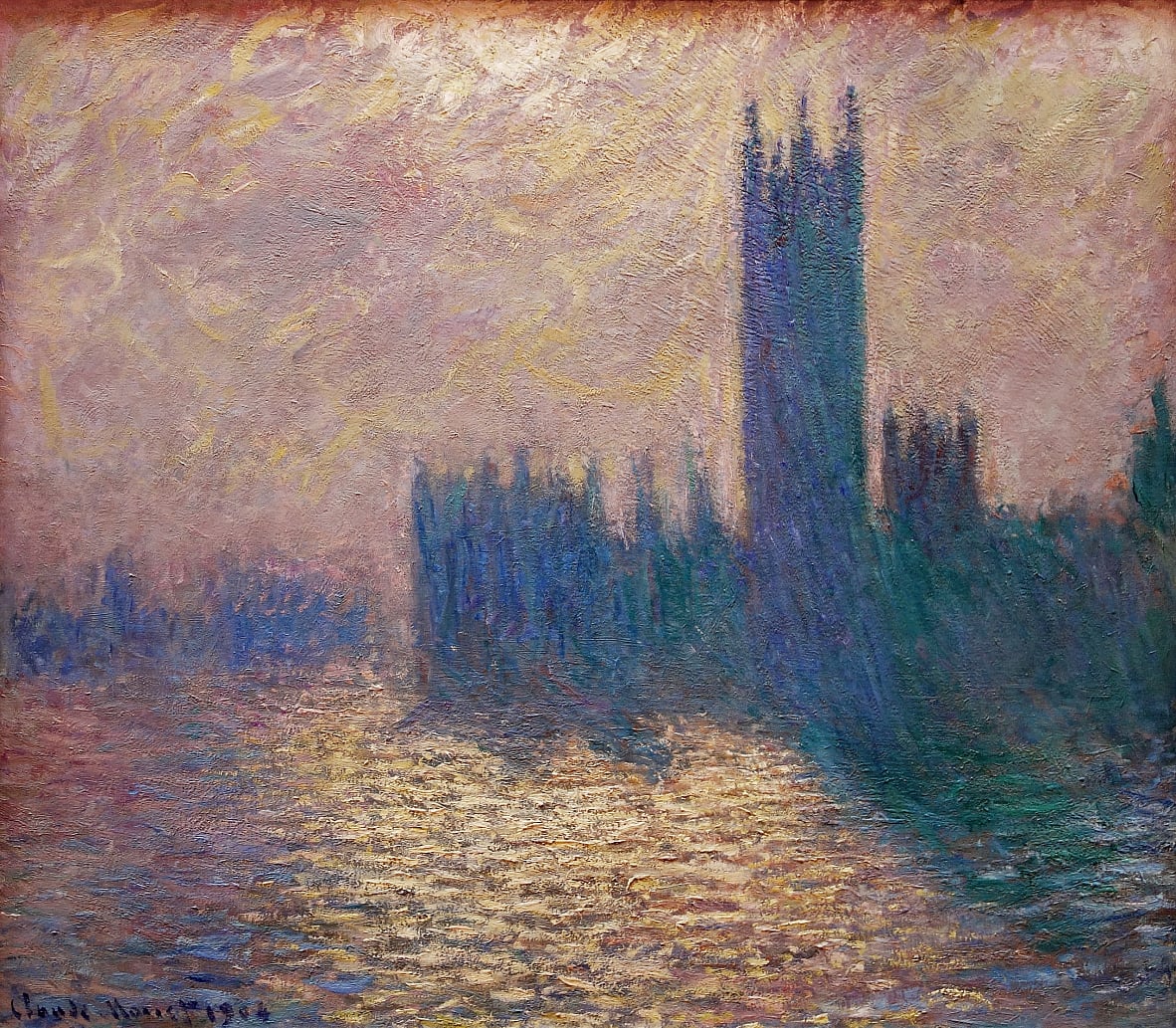 Das Parlament in London von Claude Monet: Kunstdruck