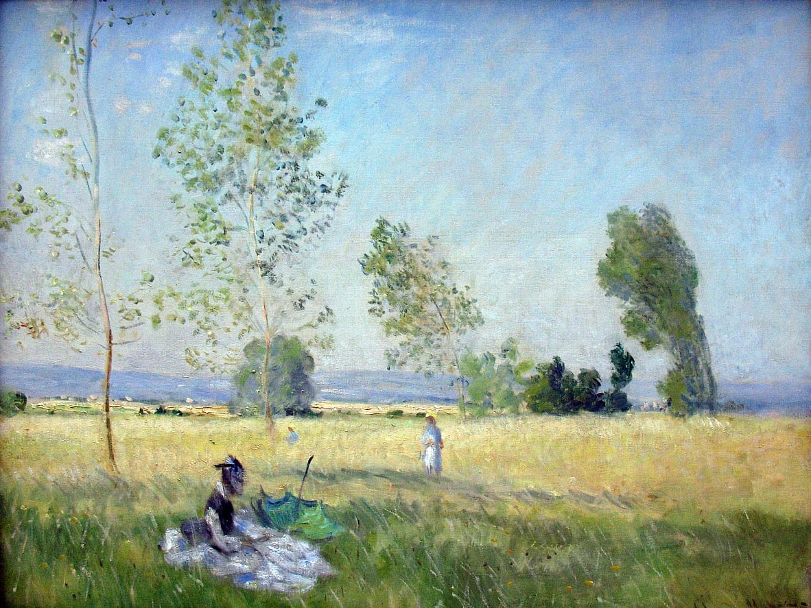 Sommer von Claude Monet: Hochwertigste Kunstreproduktion