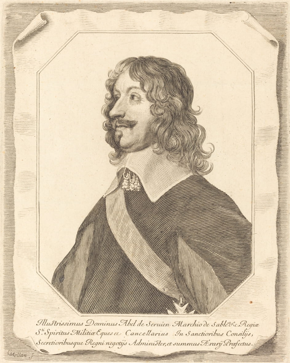 Abel Servien von Claude Mellan: hochwertiger Kunstdruck