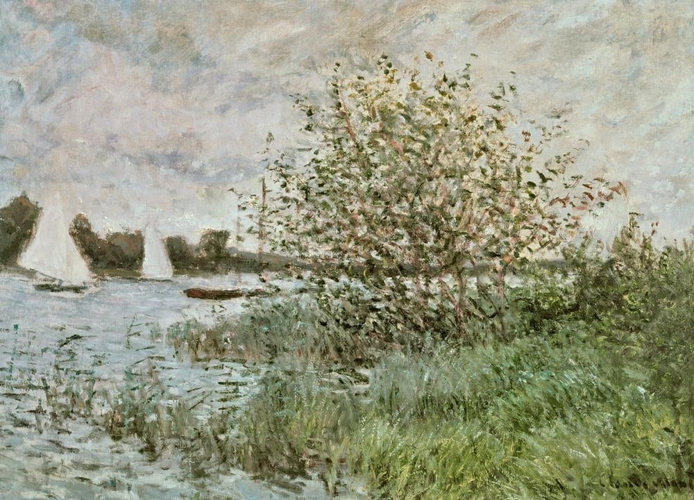 Die Ufer der Seine bei Argenteuil von Claude Monet