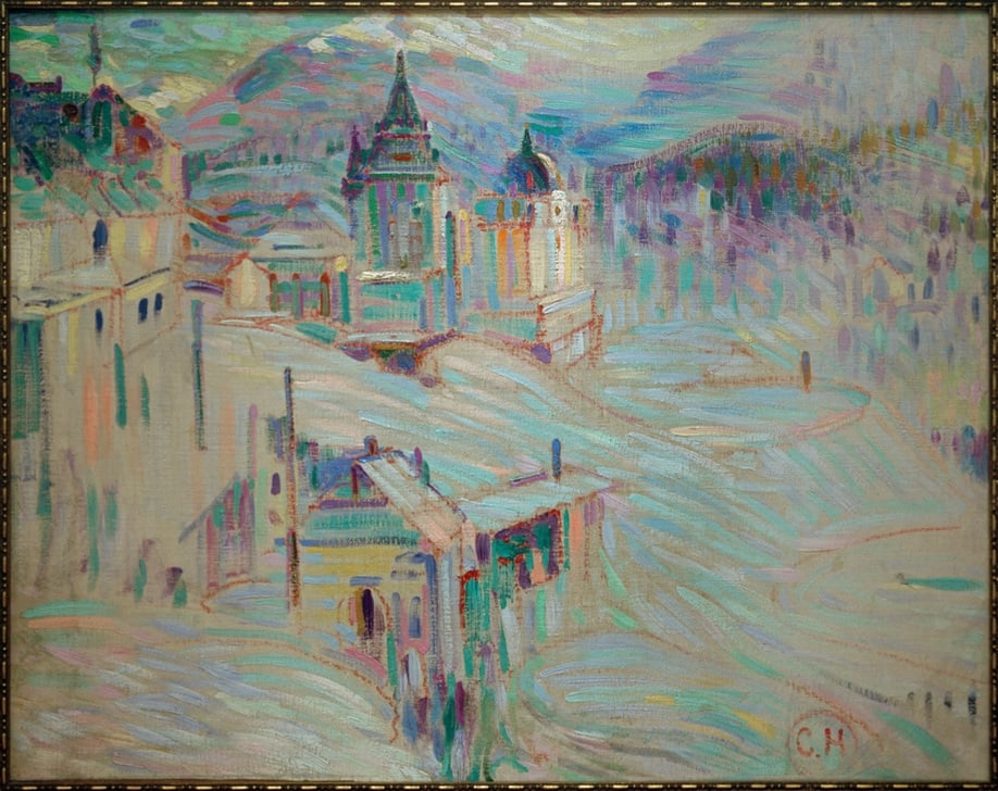 St. Moritz im Winter von Curt Herrmann (#693714)