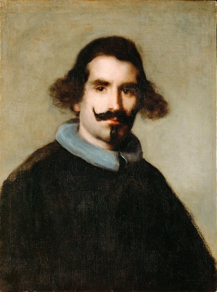 Selbstporträt von Velazquez, Diego (1599-1660). Öl auf Leinwand, um ...