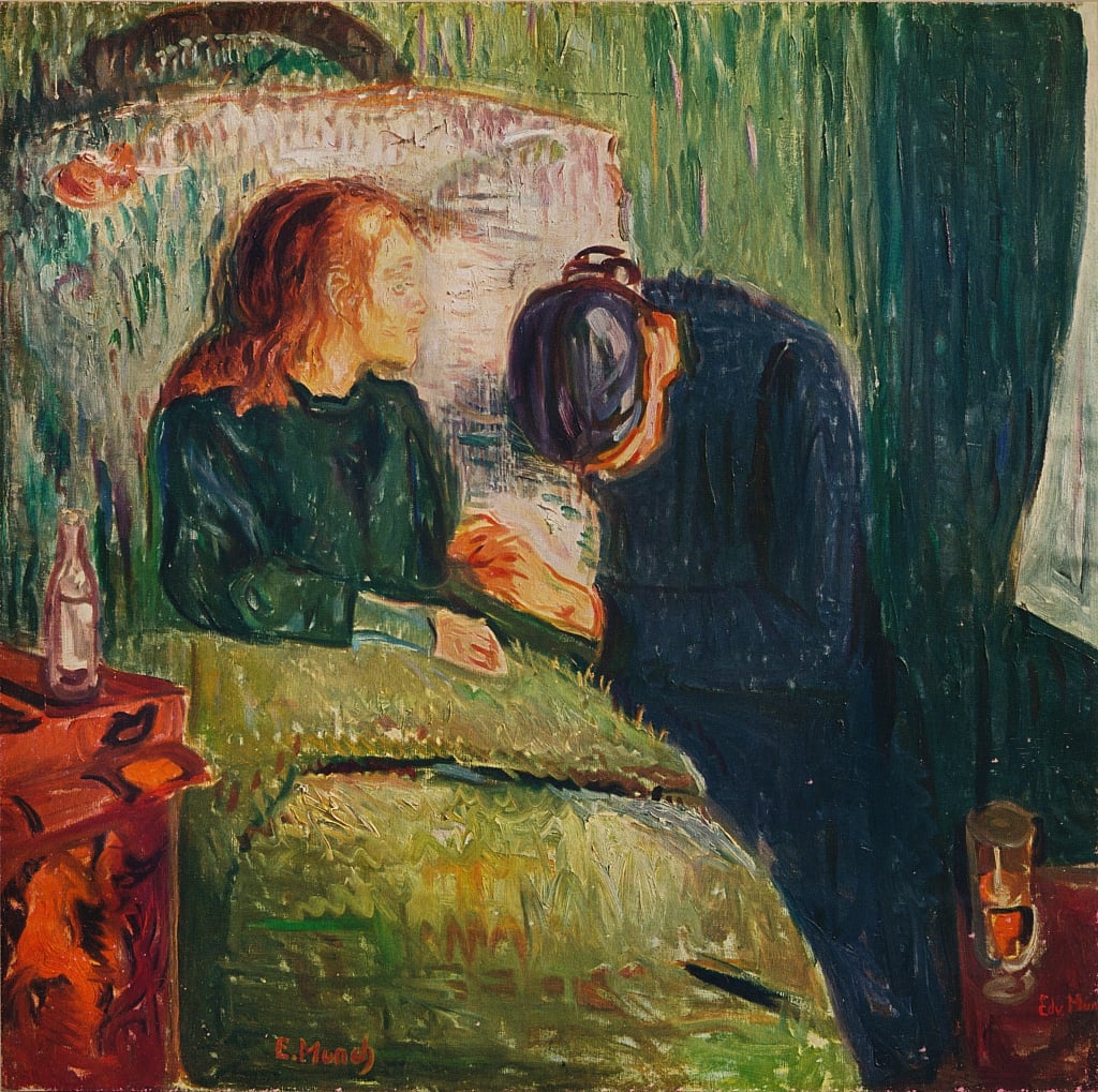 Das kranke Kind, 1907 von Edvard Munch: Kunstdruck kaufen