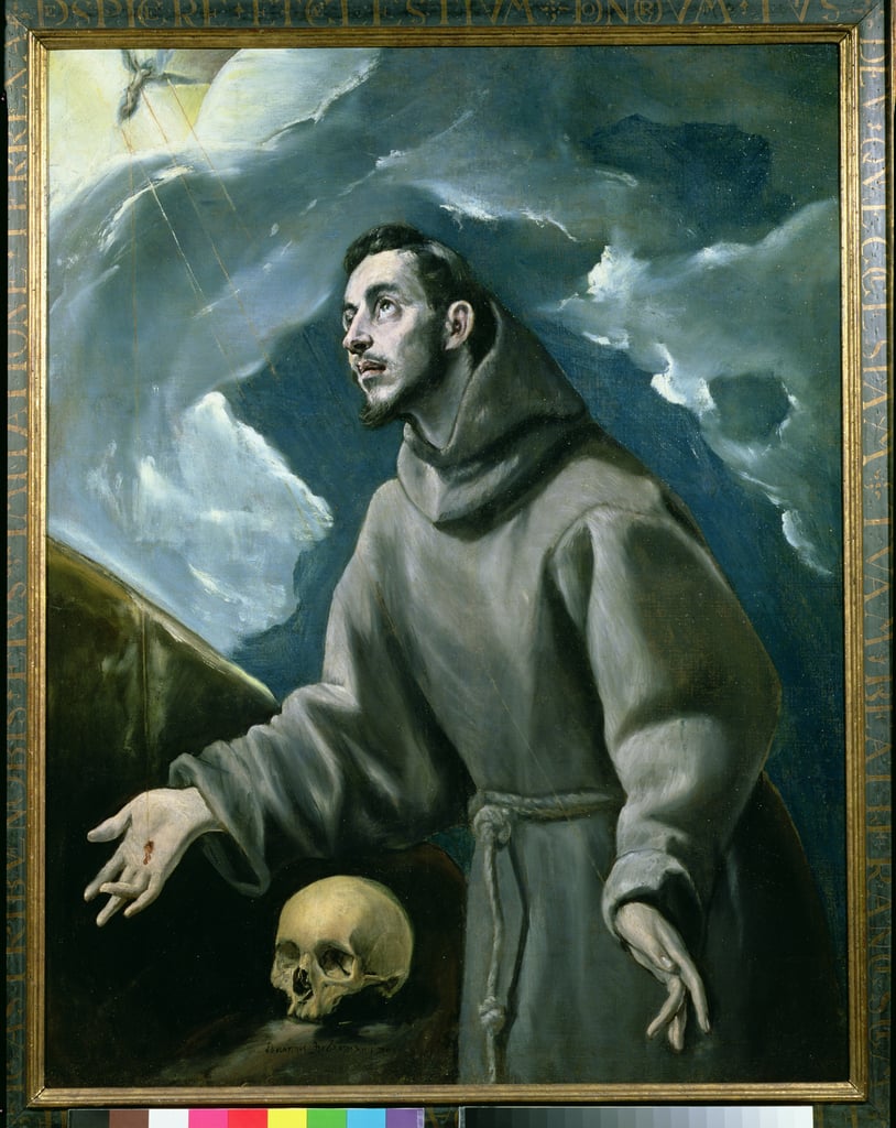 Franziskus empfängt die Stigmata von El Greco: Kunstdruck