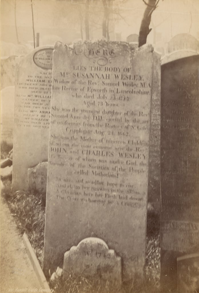 Das Grab von Susannah Wesley von English Photographer