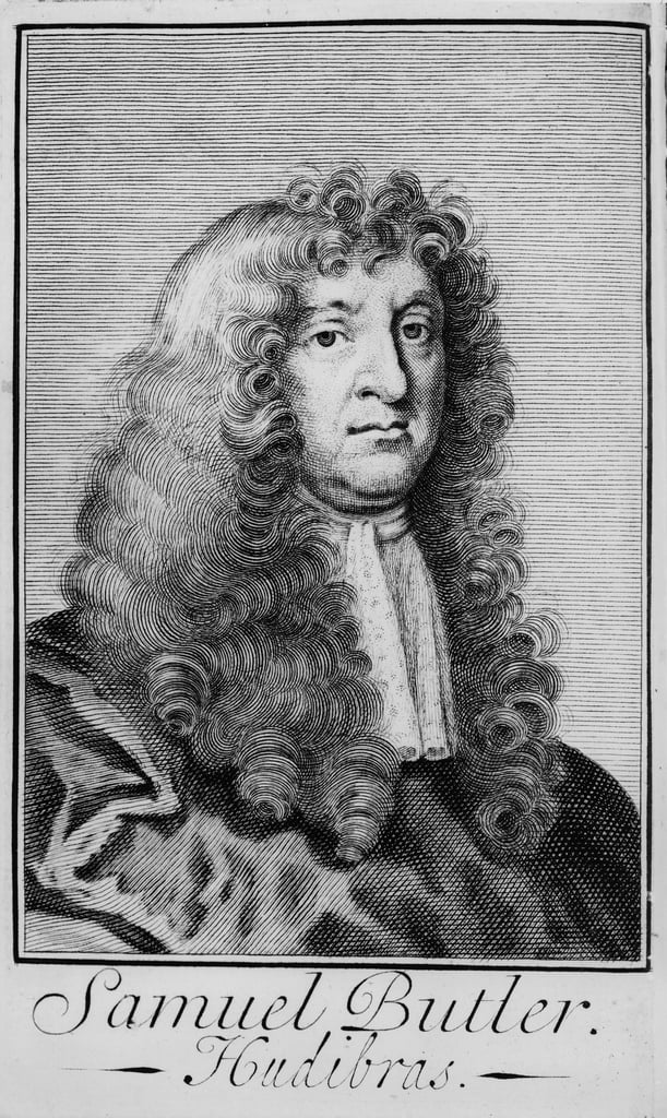 Samuel Butler (1612-1680) von English School: Kunstdruck