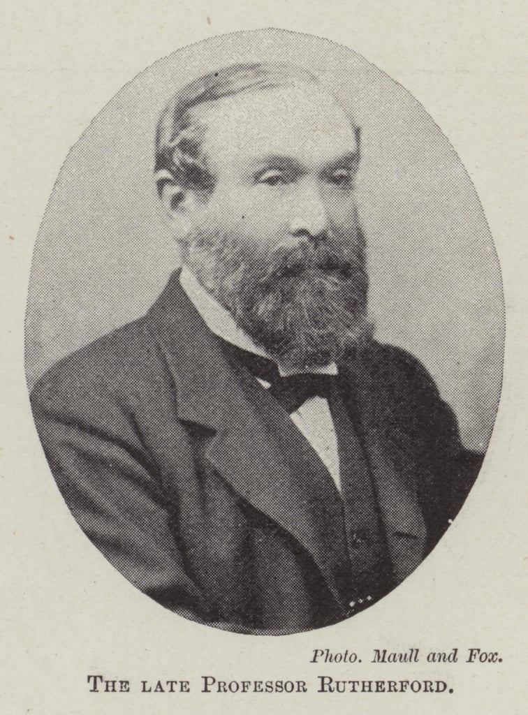 Der verstorbene Professor Rutherford